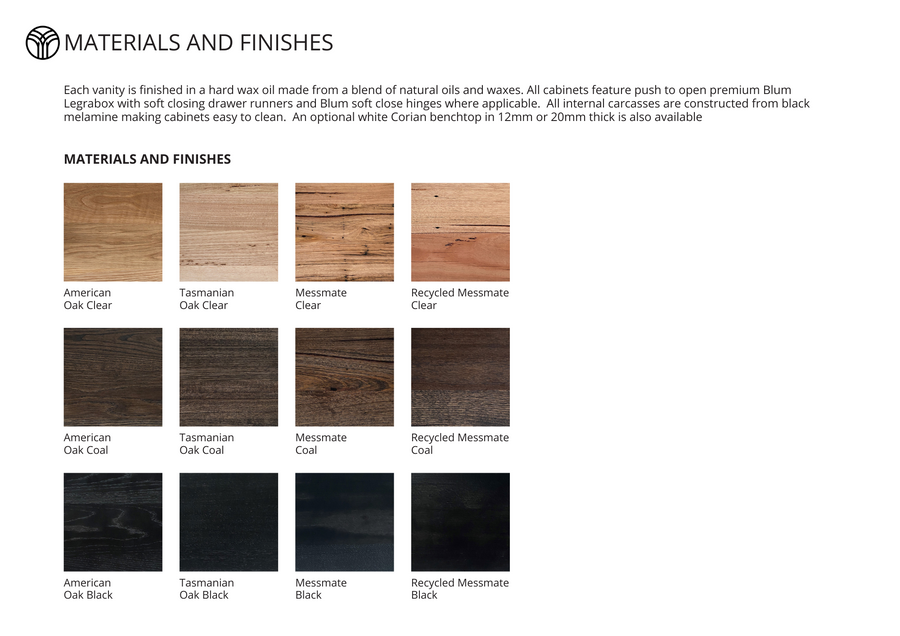 Archer Timber Vanity – Kariko